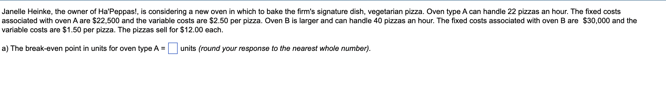 Solved A and $75,000 for proposal B. The variable cost is | Chegg.com