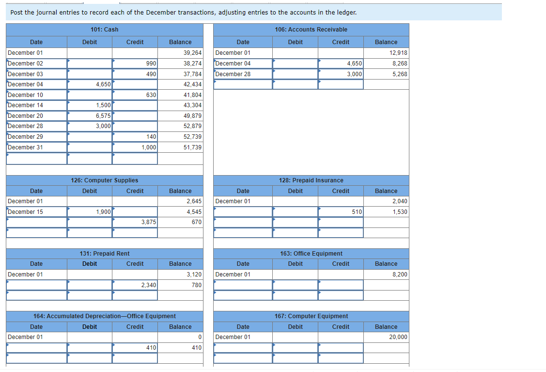 Solved Post the journal entries to record each of the | Chegg.com