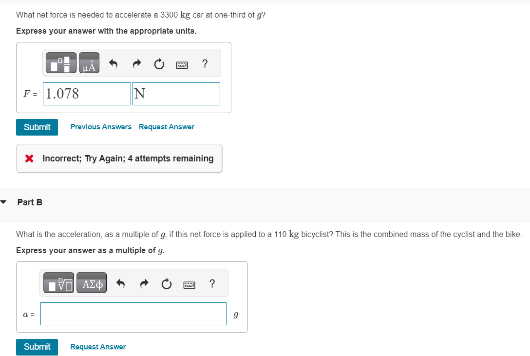 Solved What net force is needed to accelerate a 3300kg ﻿car | Chegg.com