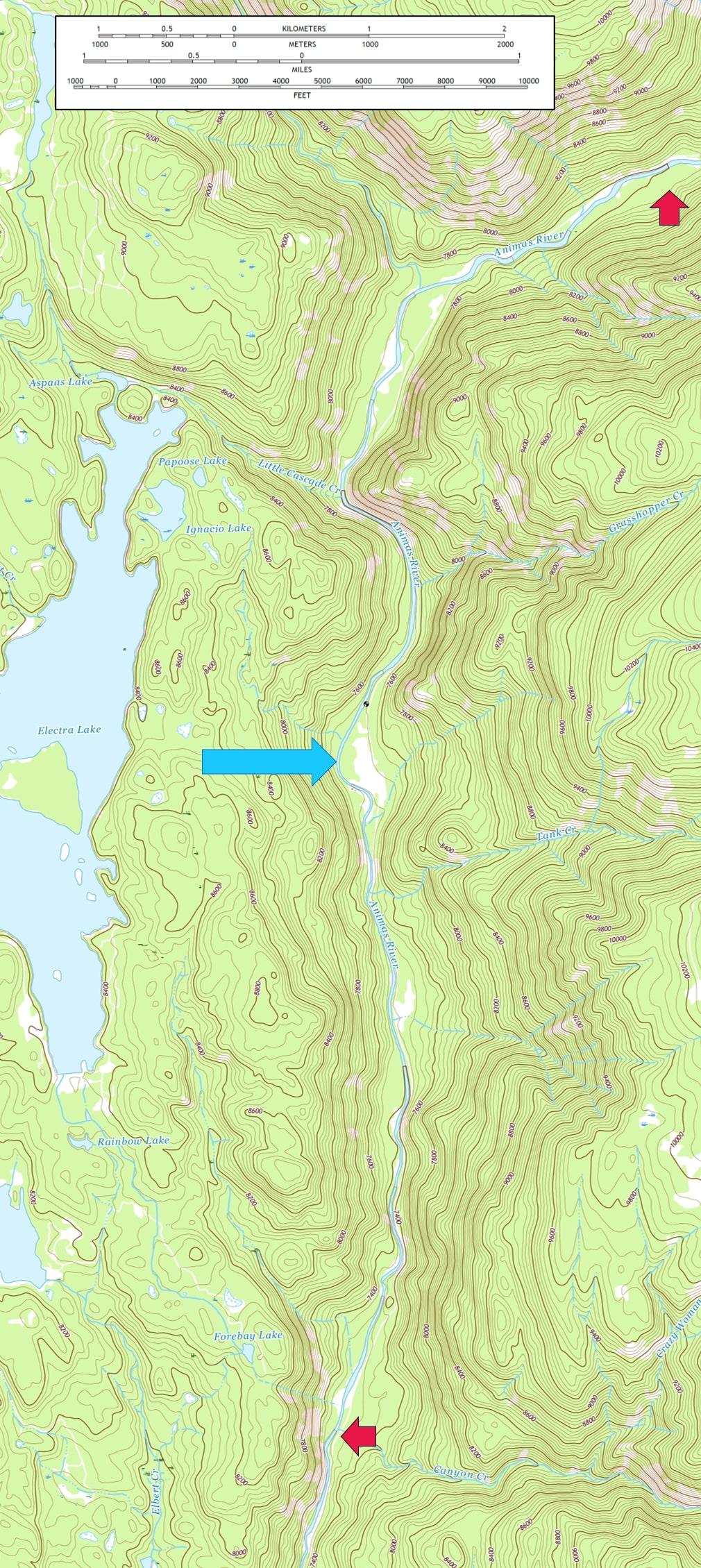 Solved Animas River, near Electra Lake in southwest | Chegg.com