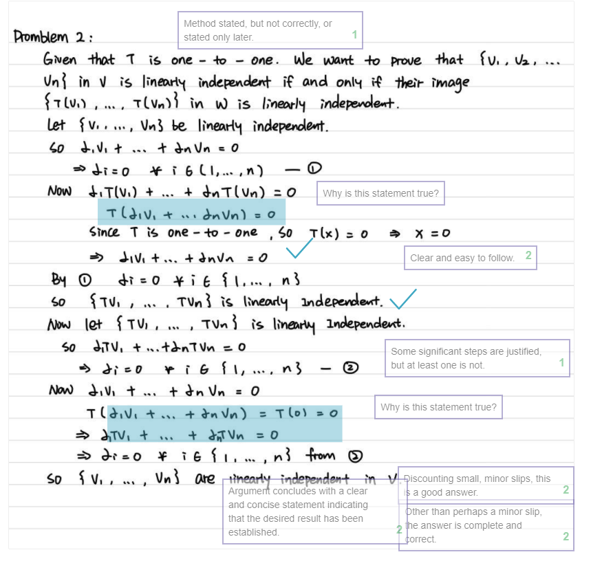 Solved = (WEW : T (W)w for some ne v? retro stated, but not | Chegg.com