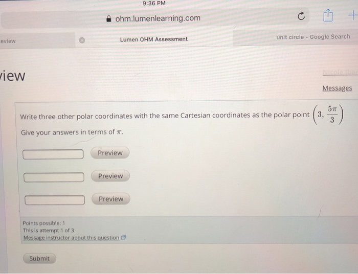 Solved 9:36 PM ? ohm.lumenlearning.com ?+ Lumen OHM | Chegg.com