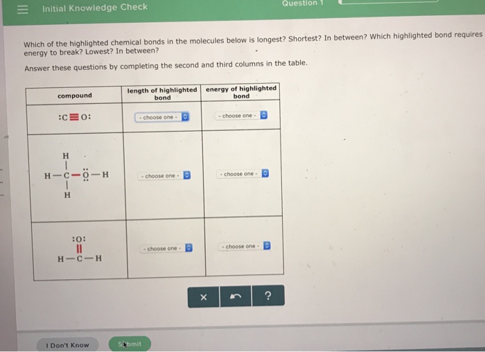 Solved Initial Knowledge Check Question1 Which of the | Chegg.com