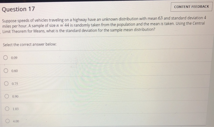 Solved Question 16 CONTENT FEEDBA Suppose pages per book in | Chegg.com