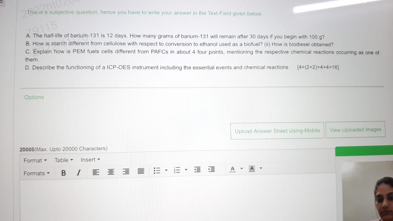Solved This is a subjective question, hence you have to | Chegg.com