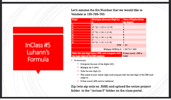 Solved Part 2. Create a CH program to validate Canadian SIN | Chegg.com