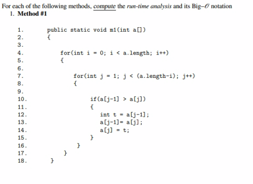 Solved For each of the following methods, compute the | Chegg.com