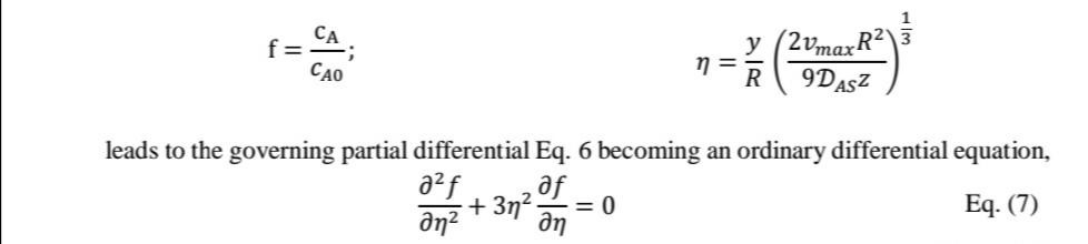 Solved Concentration profile in a tubular reactor A catalyic | Chegg.com