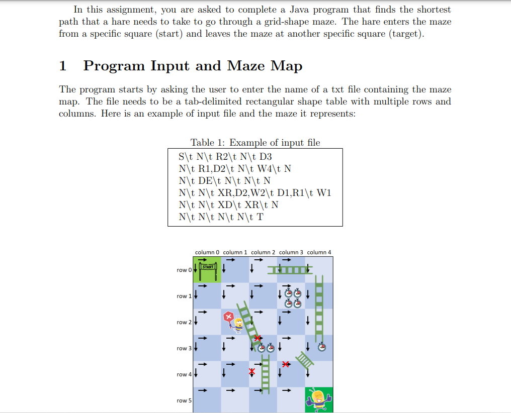 In this assignment, you are asked to complete a Java | Chegg.com