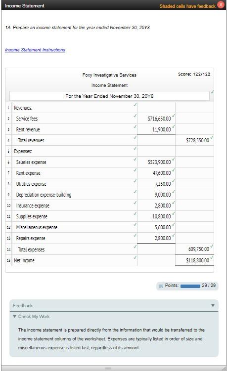 Required: 1. A. Prepare an income statement for the | Chegg.com