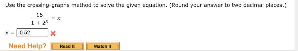 Solved Use the crossing-graphs method to solve the given | Chegg.com