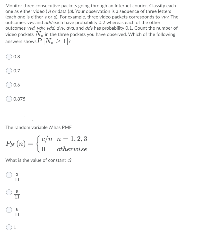Solved Monitor three consecutive packets going through an | Chegg.com