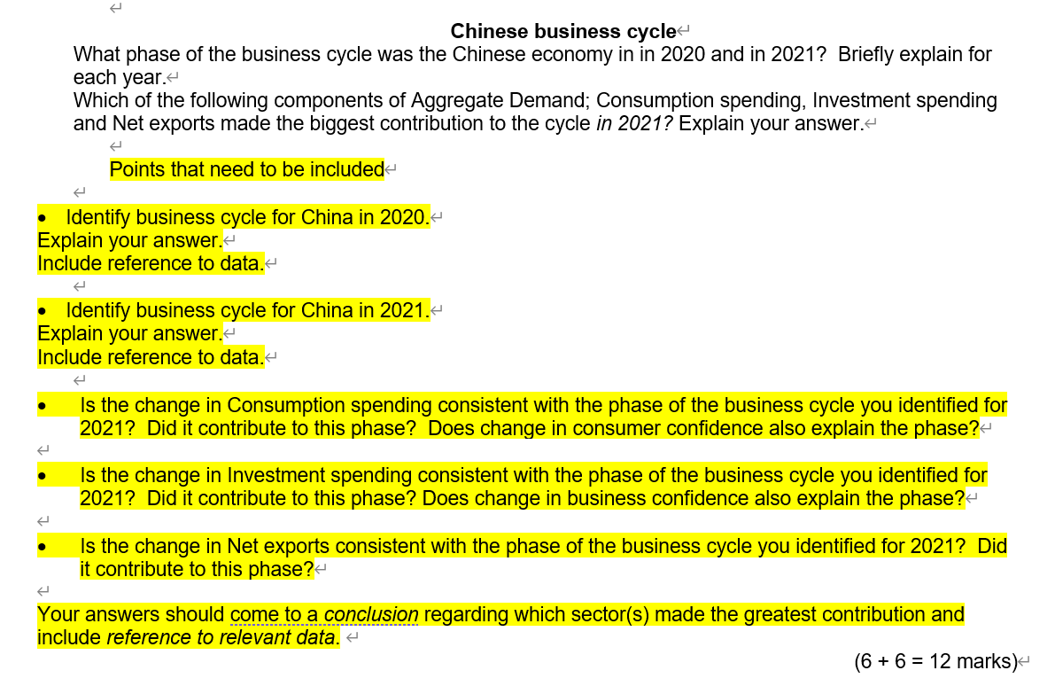 Solved The Chinese economy: Economic data 2019 - | Chegg.com