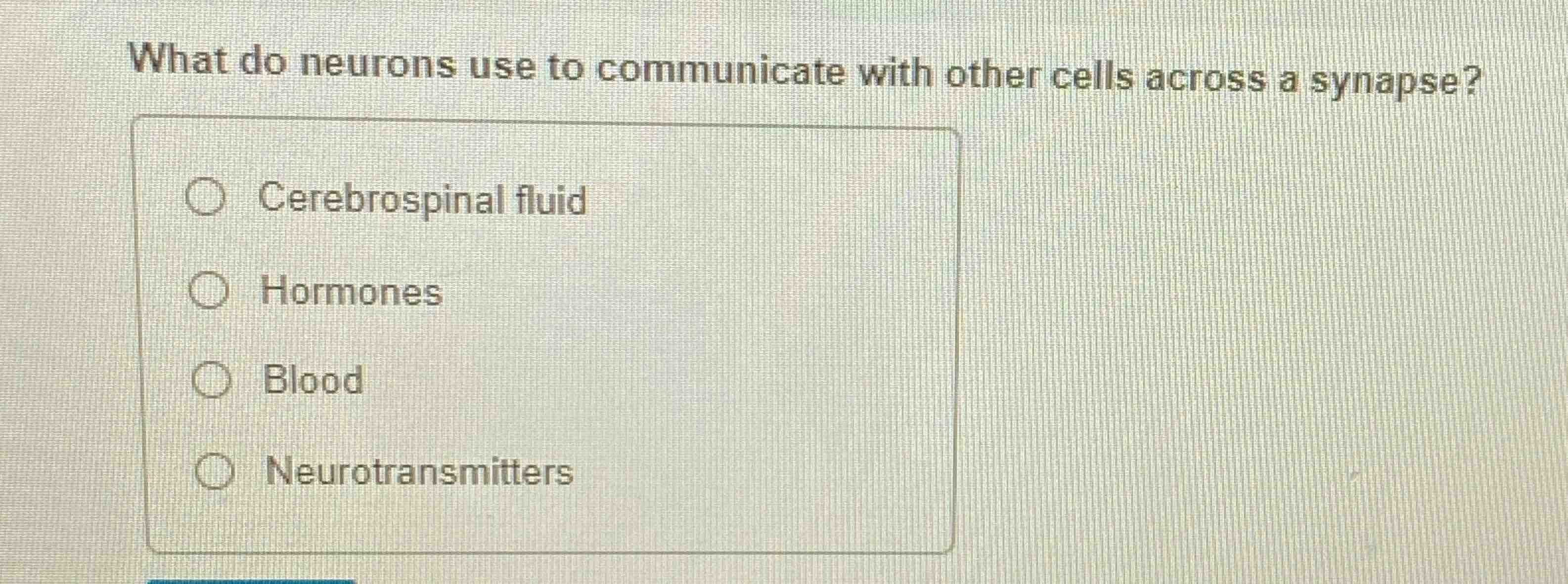 Solved What do neurons use to communicate with other cells | Chegg.com