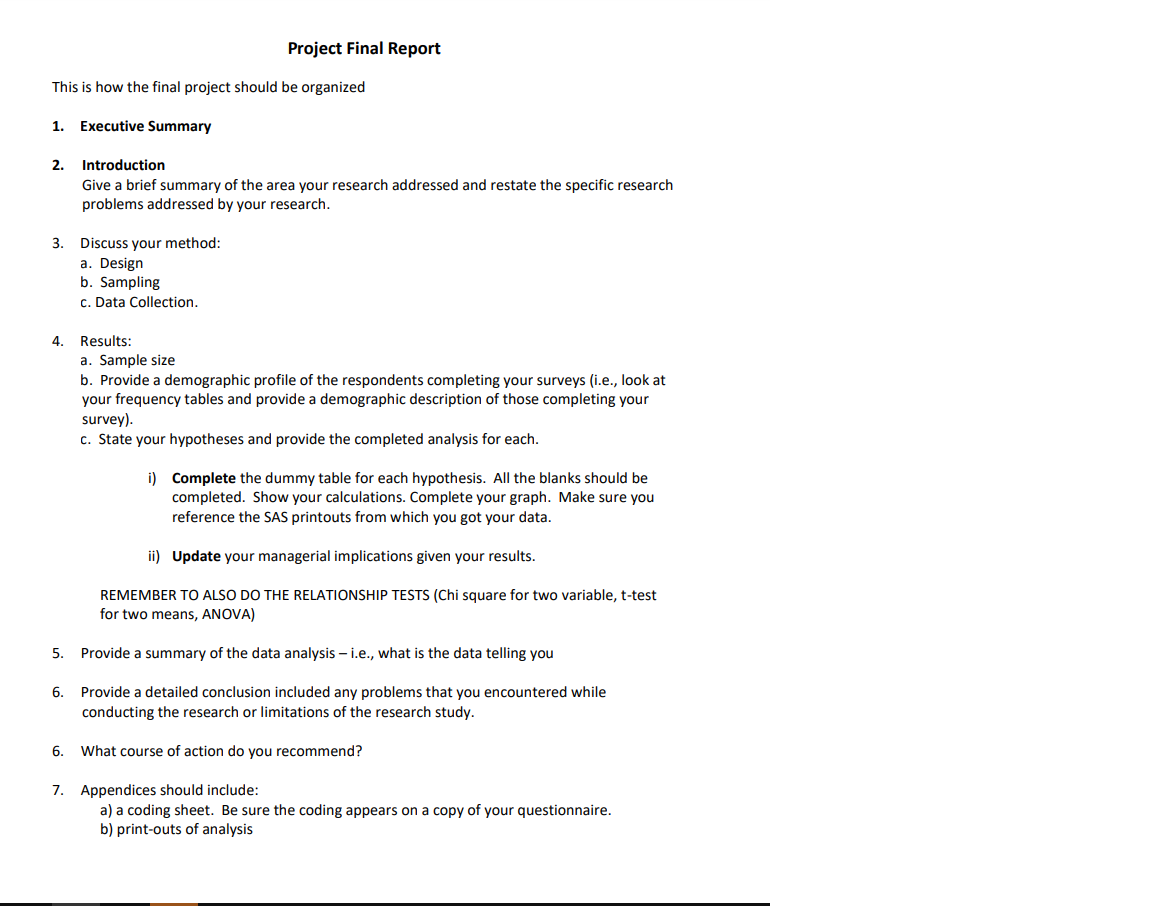 Solved 4. Results: a. Sample size b. Provide a demographic | Chegg.com