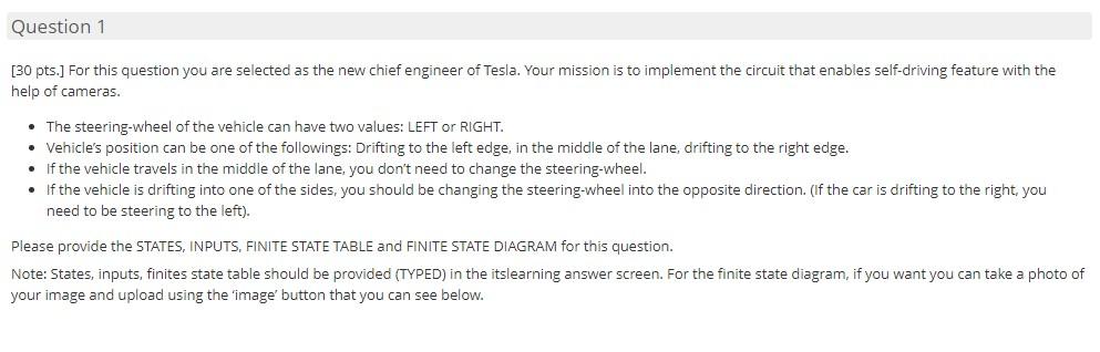 Solved Question 1 [30 pts.] For this question you are | Chegg.com