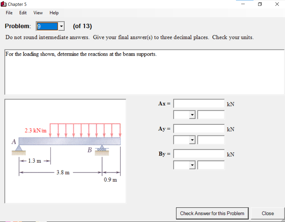 Solved Х Chapter 5 File Edit View Help Problem: 9 (of 13) Do | Chegg.com