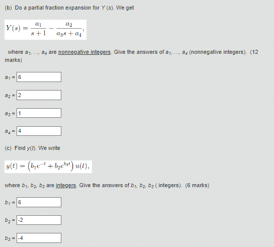 Solved Solve the following initial value problem using the | Chegg.com