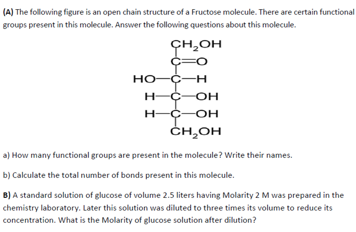 Solved (A) The following figure is an open chain structure | Chegg.com