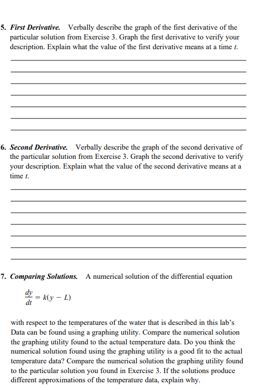 Solved LAB NEWTON'S LAW OF COOLING Exponential Decay ne | Chegg.com