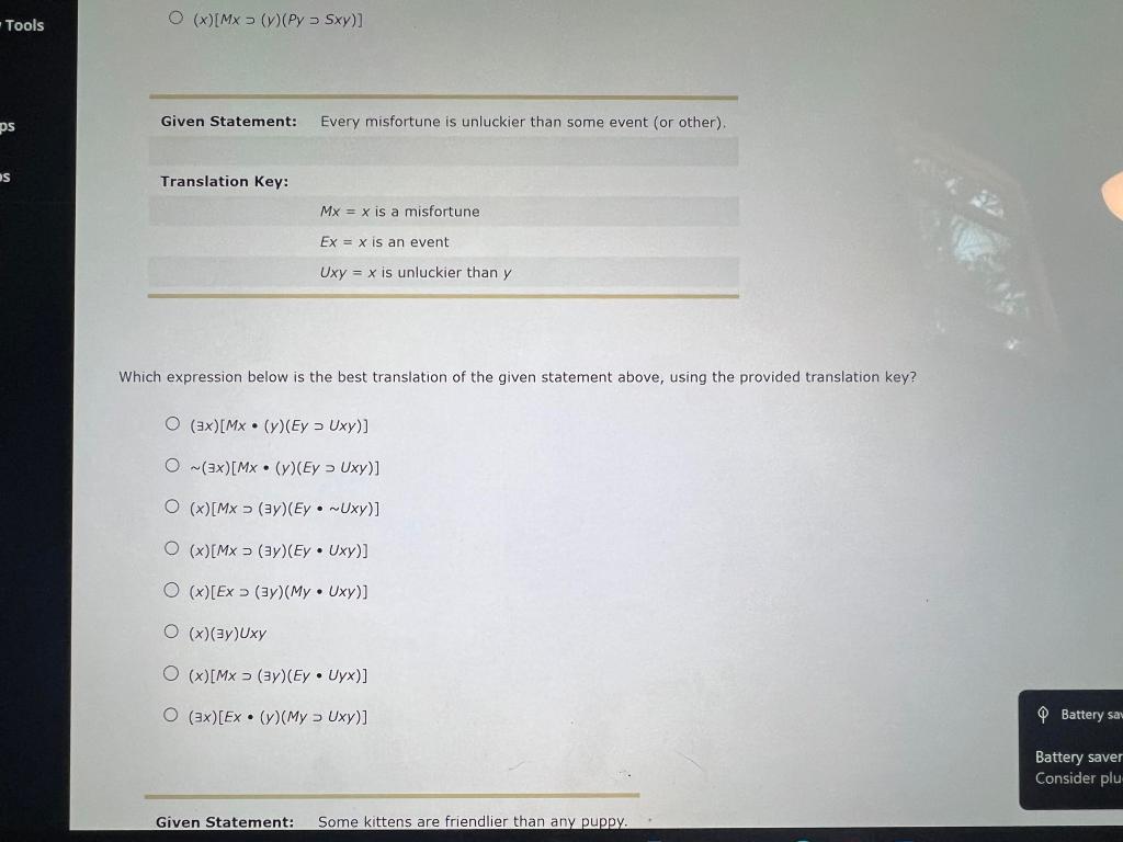 Solved Indicate the best translation using overlapping | Chegg.com
