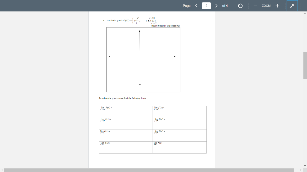 Solved Sketch the graph of 𝑓(𝑥)={−𝑥2𝑥 2 | Chegg.com