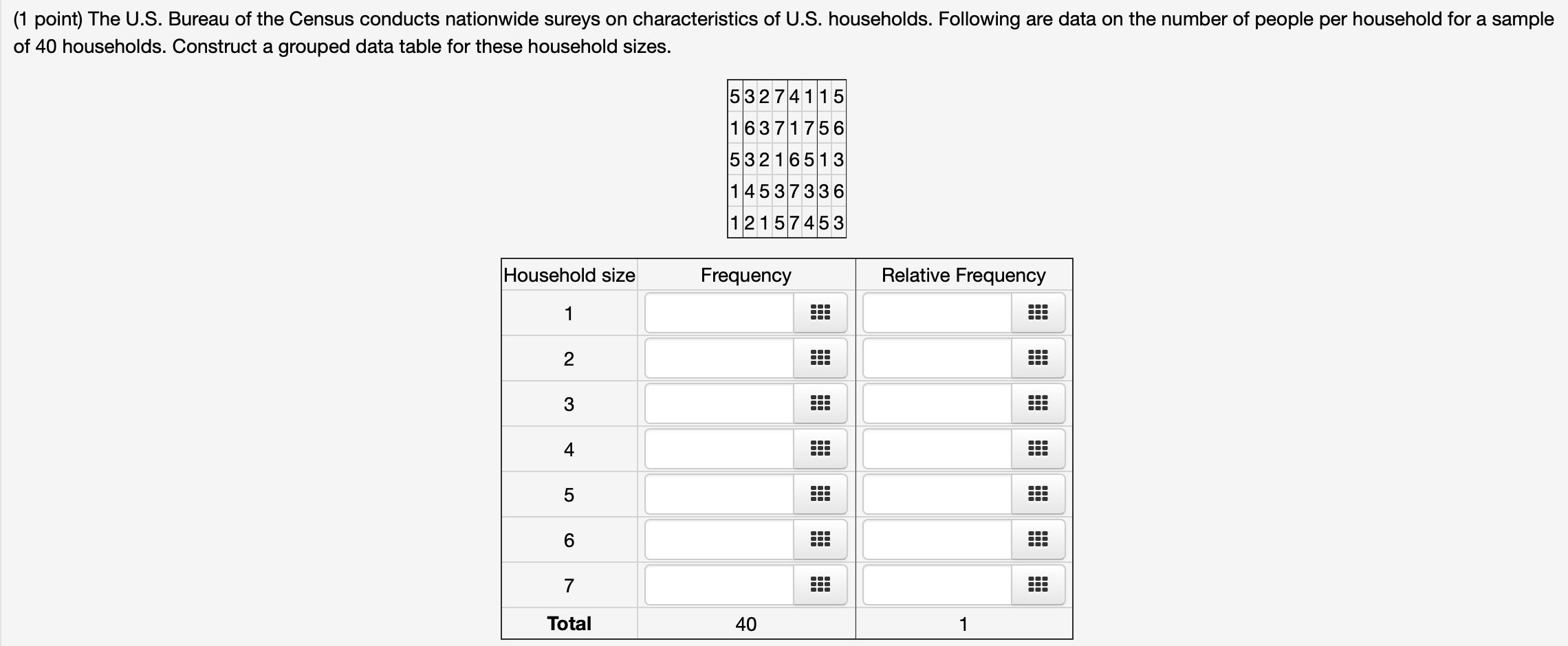 Solved The U.S. Bureau of the Census conducts nationwide | Chegg.com