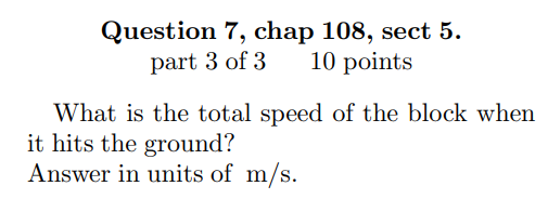 Solved A block starts at rest and slides down a frictionless | Chegg.com