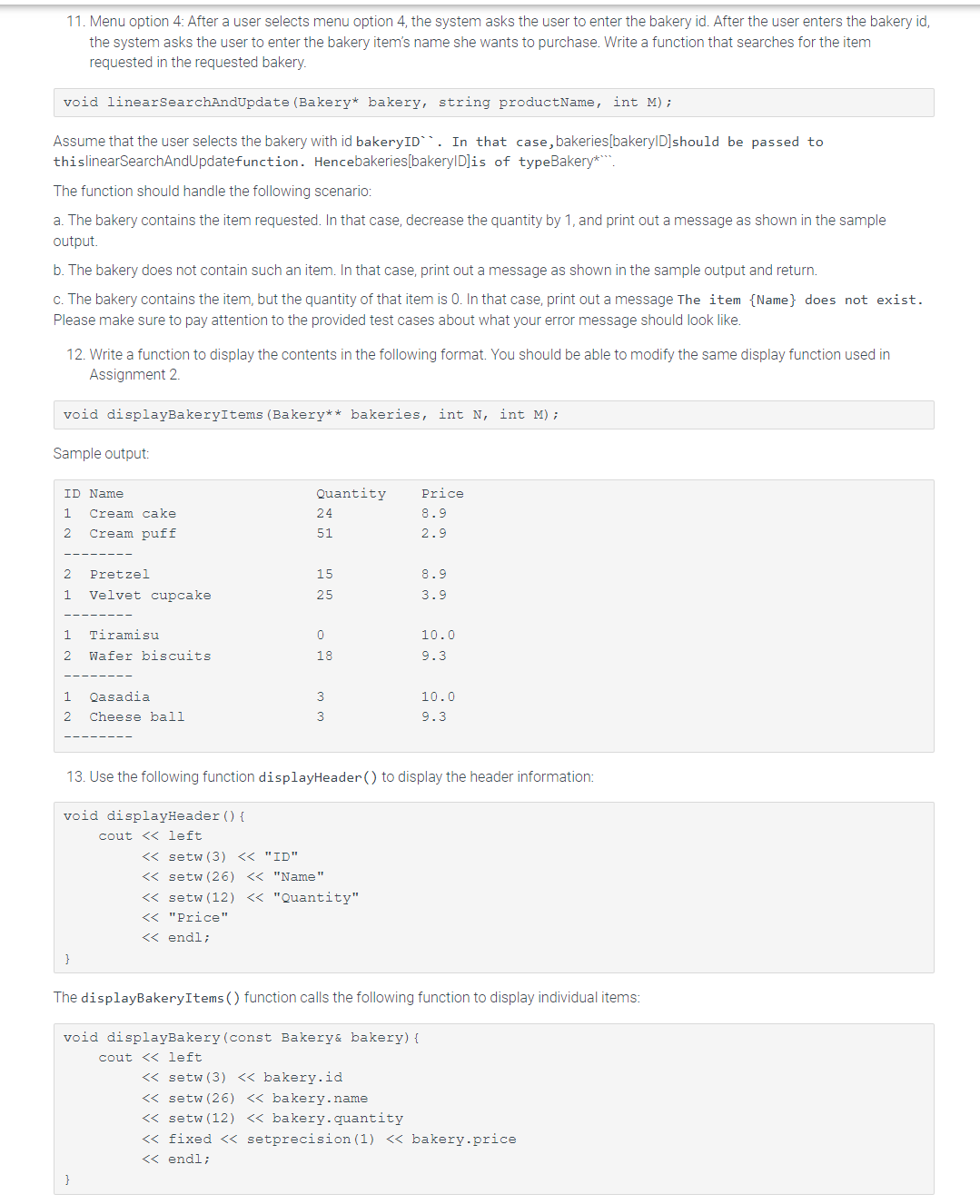 Solved 12.10 PA\#3 Pointers Context: You are asked to | Chegg.com