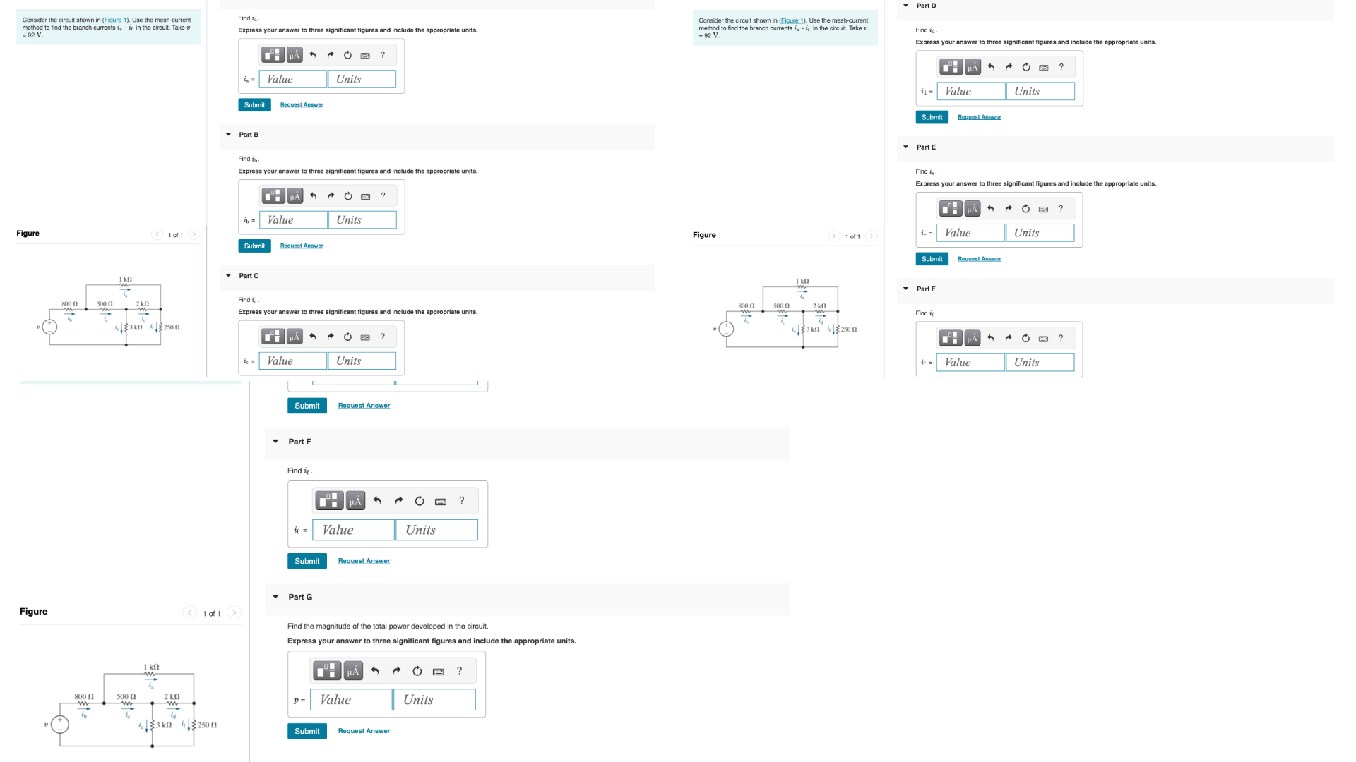 Solved Find the branch currents | Chegg.com