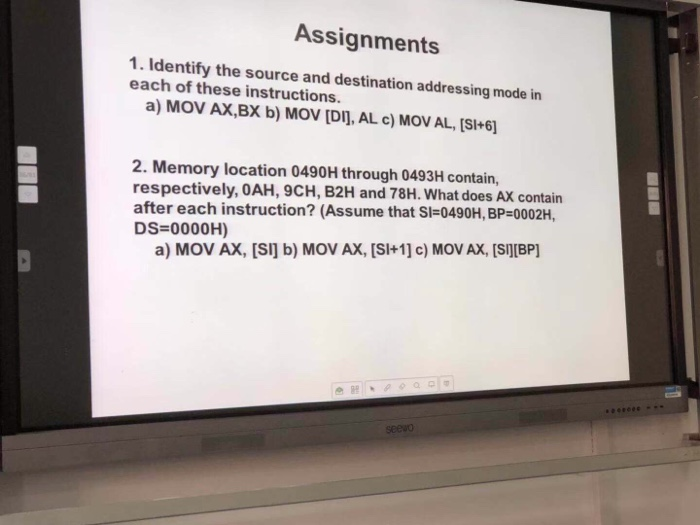 Solved Assignments 1. Identify the source and destination | Chegg.com