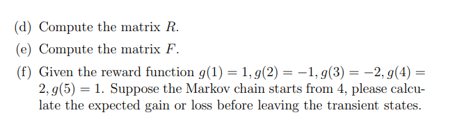 Solved Let X be a time homogeneous Markov chain with | Chegg.com