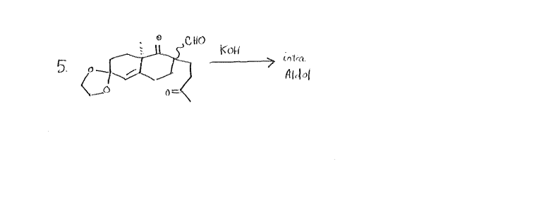 Solved CHO Кон intra. wana 5 Aldol CO Ft 6. [412) рез OCH | Chegg.com