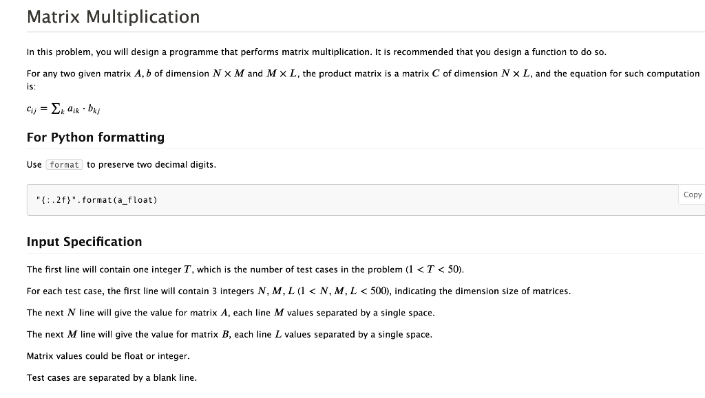 Solved LCM Problem Your task is to determine the least | Chegg.com