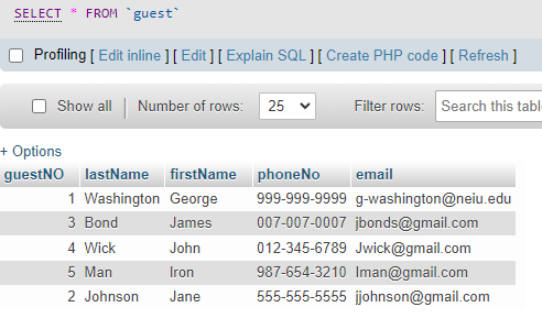 Solved Please help i am lost. Inserts: (a) Guest table – | Chegg.com