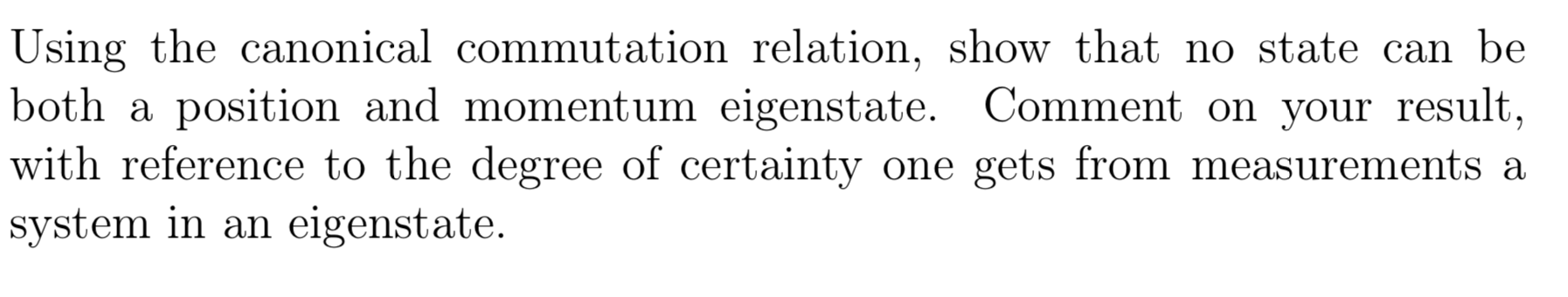 Solved Using the canonical commutation relation, show that | Chegg.com