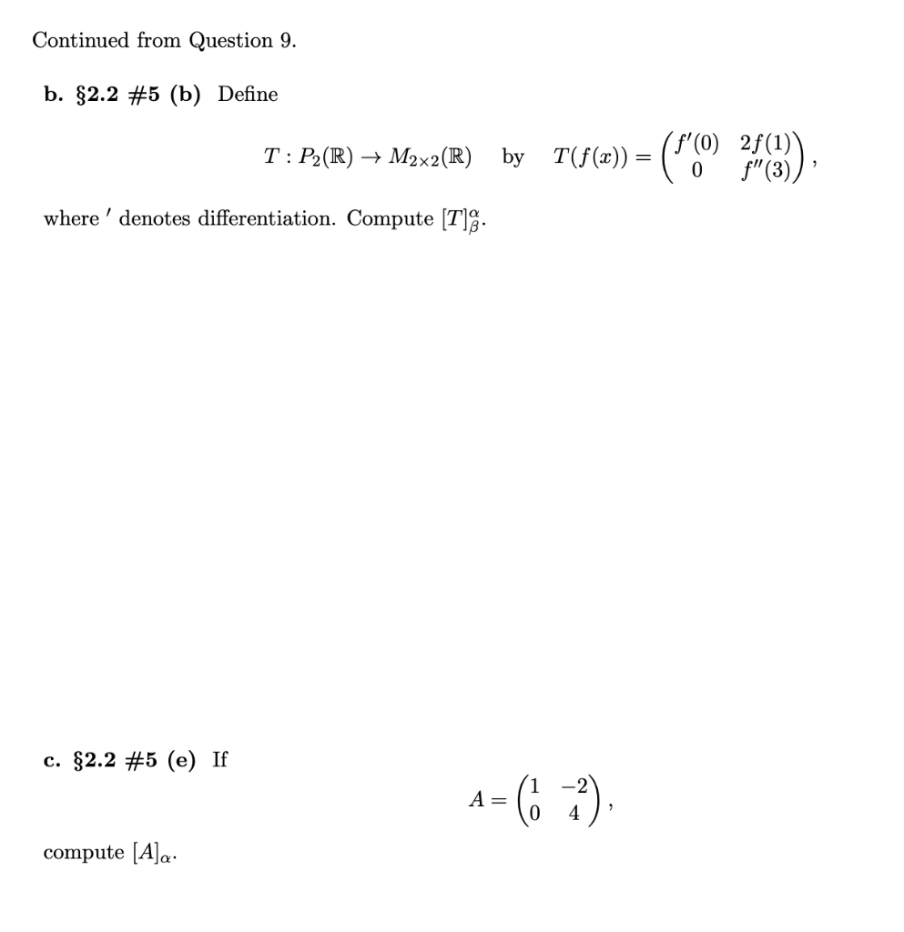 Solved 9. §2.2 \#5 Let | Chegg.com