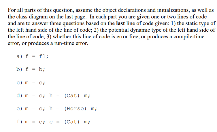 Solved For all parts of this question, assume the object | Chegg.com