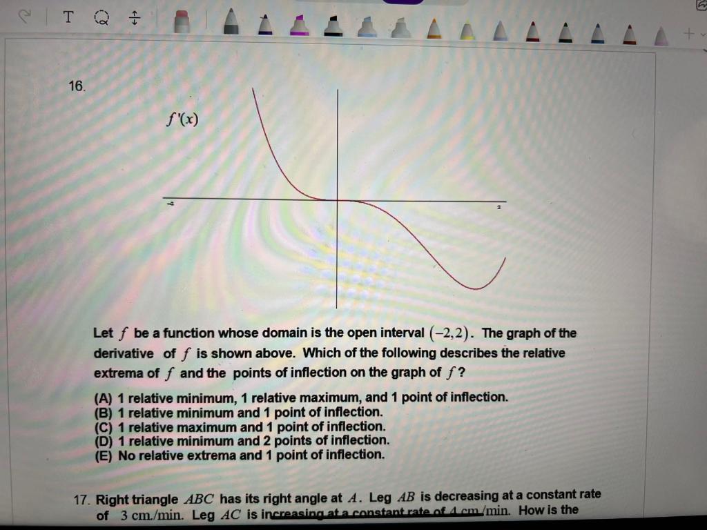 Solved Let f be a function whose domain is the open interval | Chegg.com