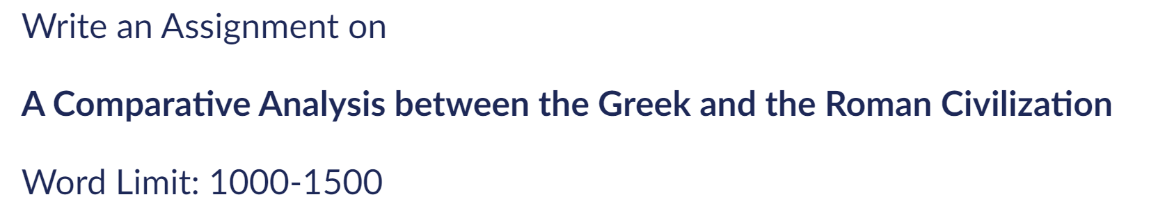 Solved Write an Assignment on A Comparative Analysis between | Chegg.com