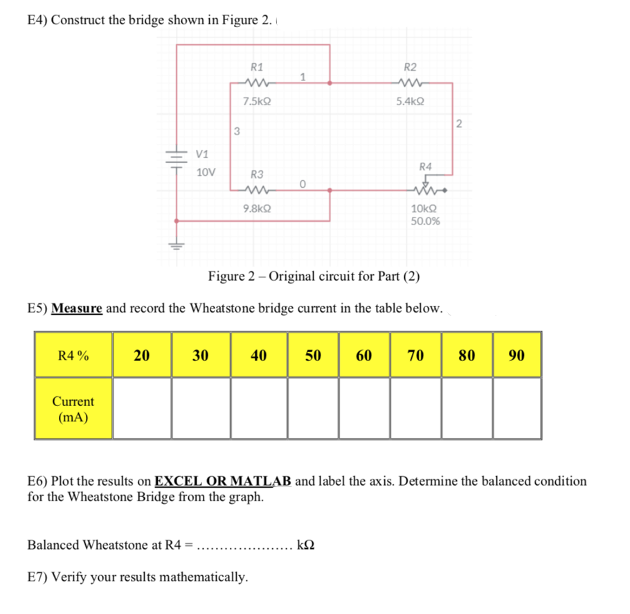 Solved Using available components, plot circuit on Multisim | Chegg.com