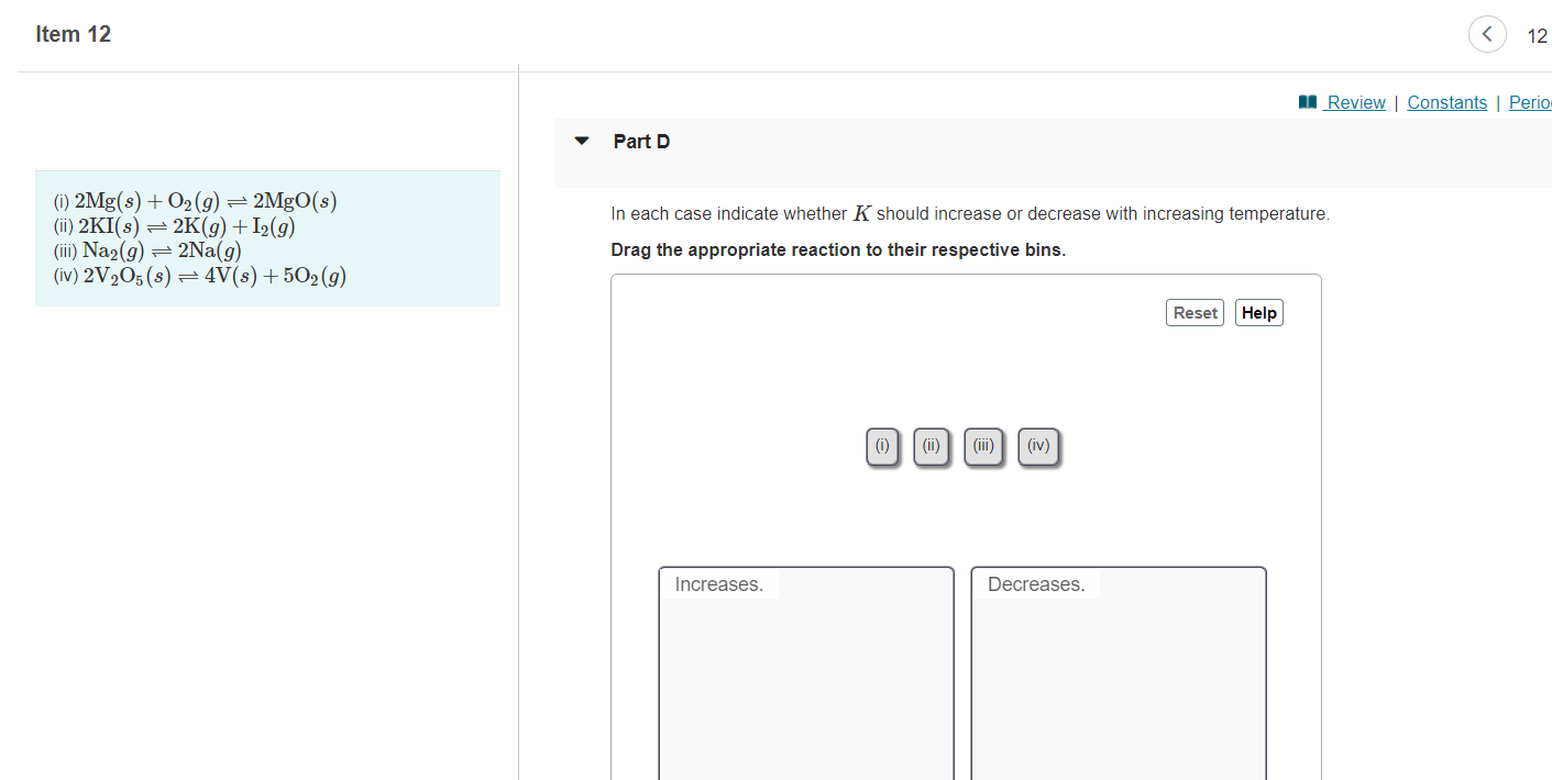 Solved Review Constants | Periodic Table Part A (1) 2Mg(s) + | Chegg.com