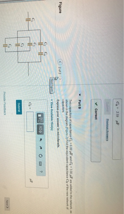 Solved Constants I Penodic Table of capacitors shown in the | Chegg.com