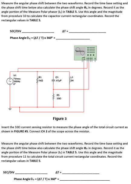 Solved Insert a 100 current sensing resistor in series with | Chegg.com