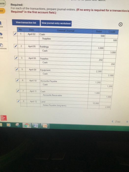 Solved Homework PA32 Recording Journal Entries [LO 3.2, LO | Chegg.com