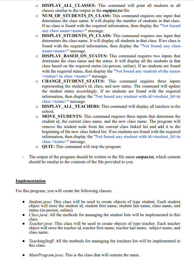 Solved This is a JAVA data structure program i hope you can | Chegg.com