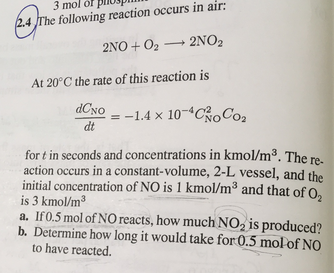 Solved solve this problem using molar extent of reaction | Chegg.com