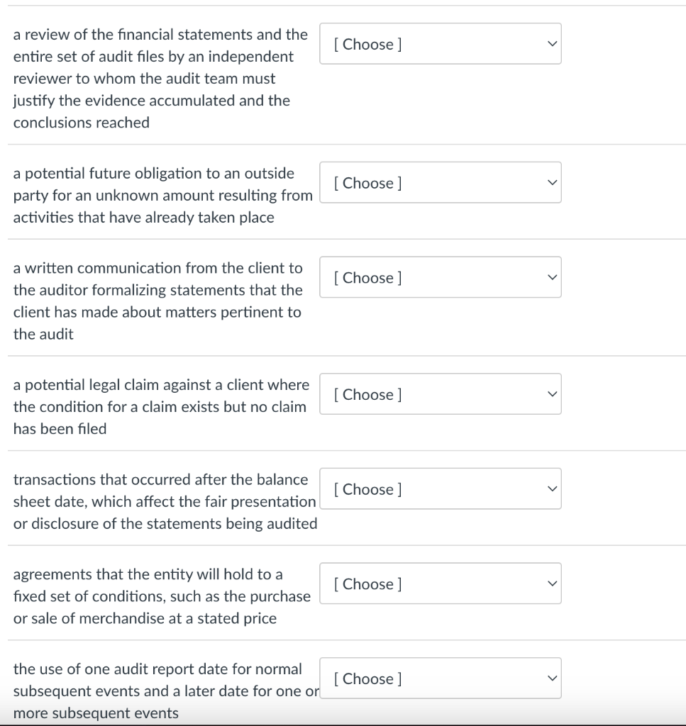 Solved commitments management letter inquiry of client's | Chegg.com