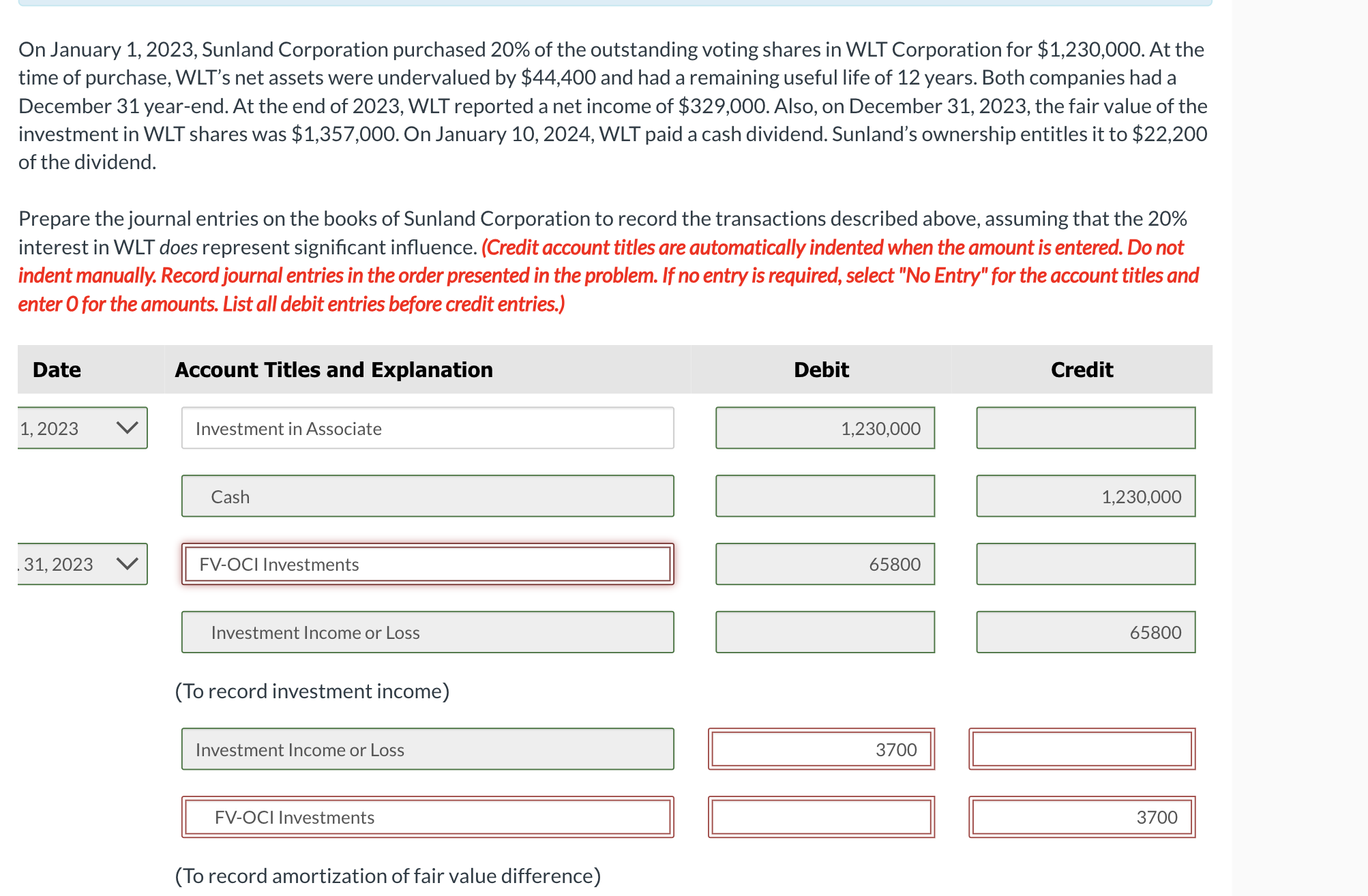 Solved by an EXPERT On January 1, 2023, ﻿Sunland Corporation purchased | Chegg.com