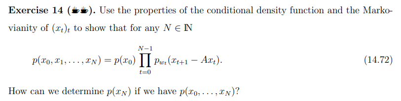 Exercise 14 . Use the properties of the conditional | Chegg.com